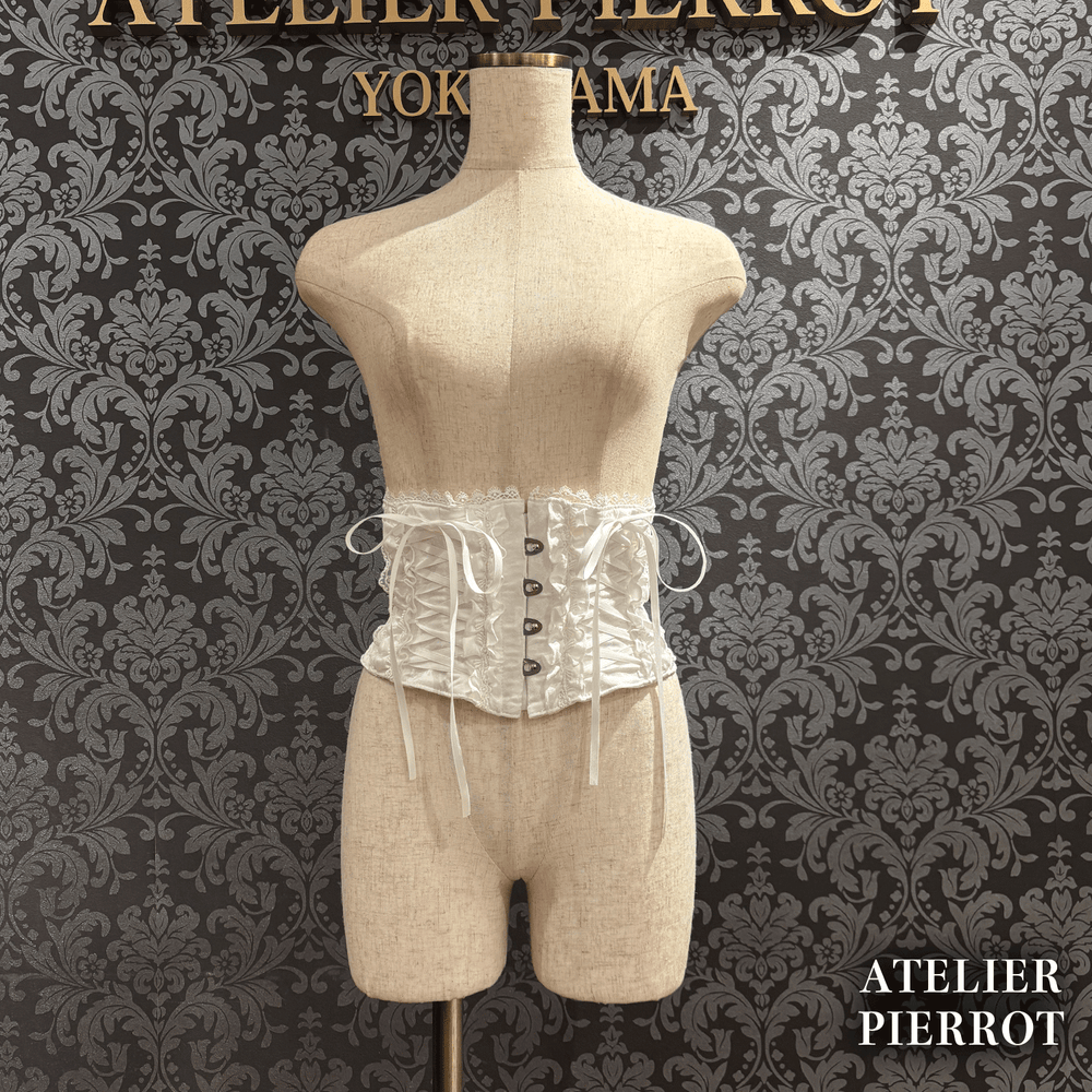 【ATELIER PIERROT] Thorned Rose Corset White/Bordeaux/Purple/Navy/Black ...