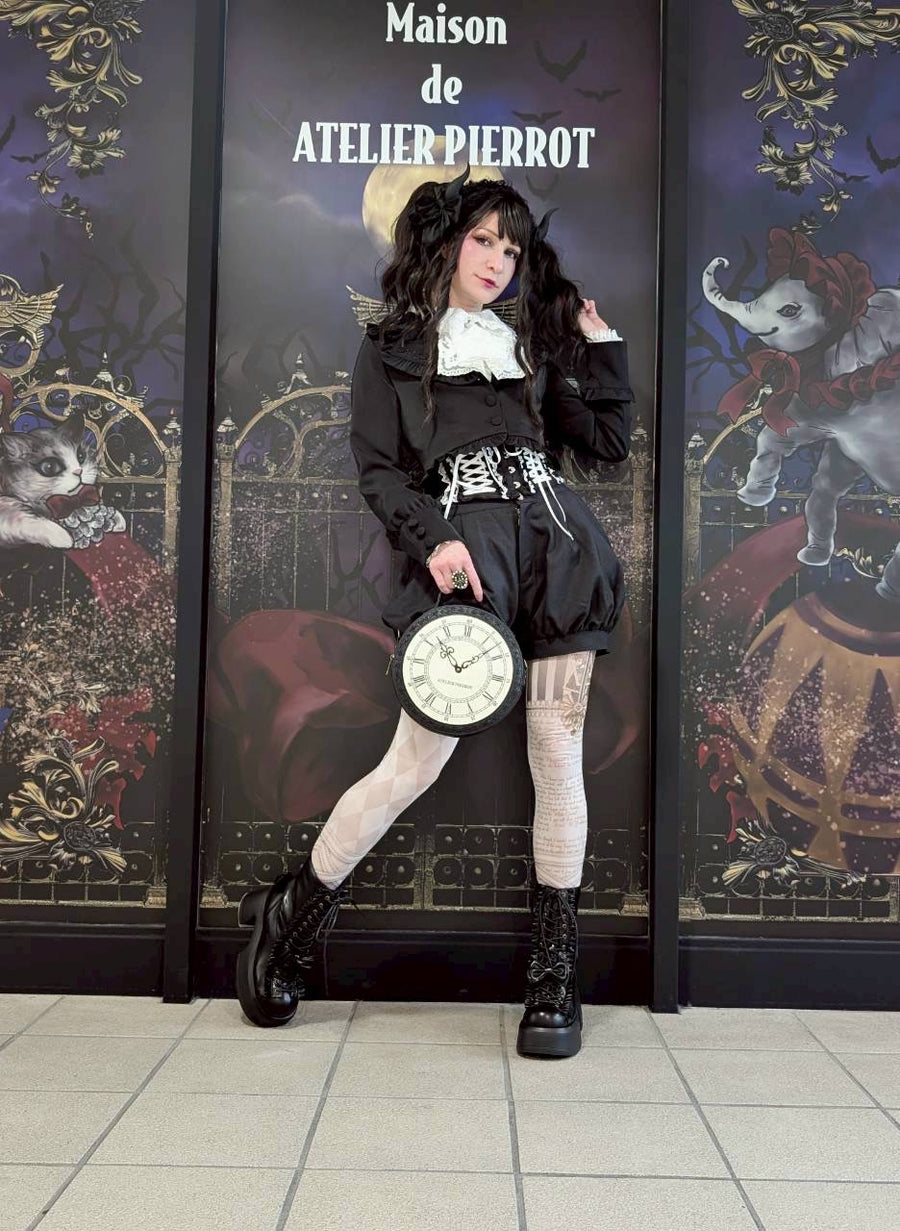 【ATELIER PIERROT】“Aeon” Clock Shoulder Bag ブロンズ/ブラック｜ATELIER-PIERROT ...